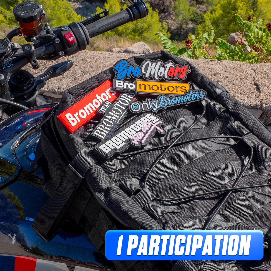 Pack de 3 écussons aléatoires - 1 Participation – Bromotors